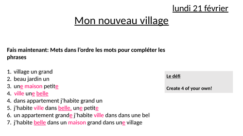 Studio 2 - Chez moi, chez toi (6 lessons) | Teaching Resources