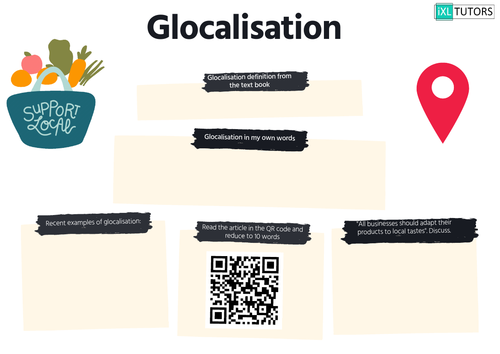 Glocalisation Summary: A Level Economics | Teaching Resources