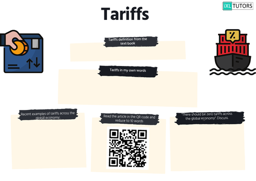 Tariffs Summary: A Level Economics, A Level Business | Teaching Resources