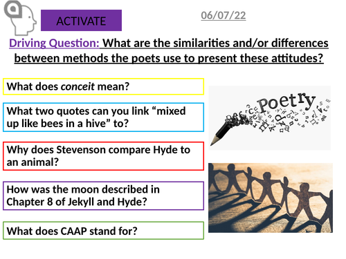 Unseen Poetry - Booklet and Lessons | Teaching Resources