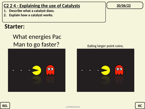 KS3 Chemistry AQA C2 2 4 Explaining the use of Catalysts Lesson Bundle ...