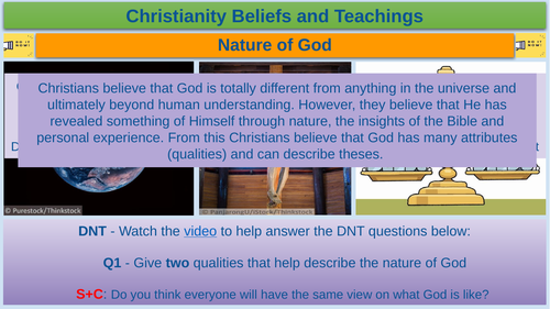 The Nature of God - AQA - Religious Studies GCSE | Teaching Resources