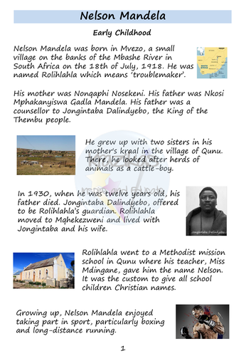 Nelson Mandela | Teaching Resources