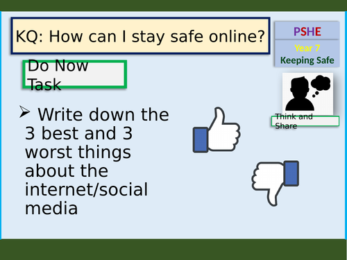 Year 7 PSHE Keeping Safe Bundle | Teaching Resources