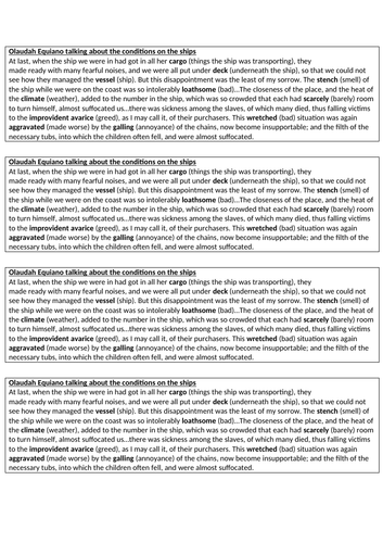 The Middle Passage | Teaching Resources