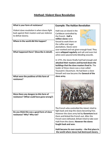 Slavery history resources | Teaching Resources