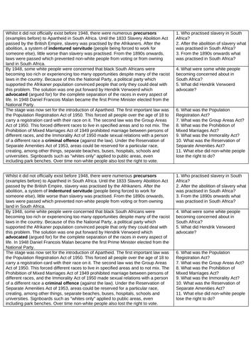 What is Apartheid? | Teaching Resources
