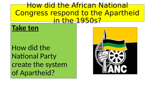 Who are the African National Congress? | Teaching Resources