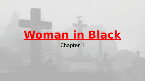 The Woman in Black analysis- GCSE | Teaching Resources