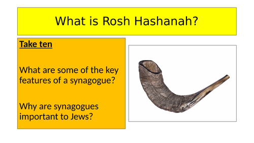 What is Rosh Hashanah? | Teaching Resources