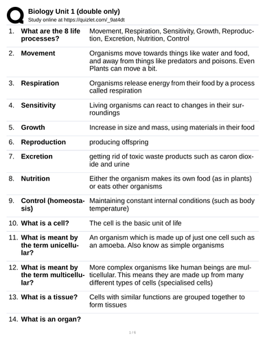COMPLETE Edexcel IGCSE Biology Triple and Double Science | Teaching ...
