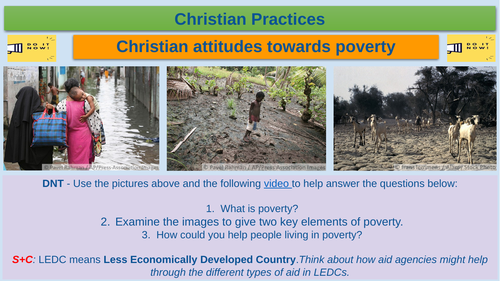 Christian attitudes towards poverty - AQA - Religious Studies GCSE ...