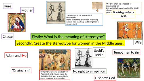 Medieval Women | Teaching Resources