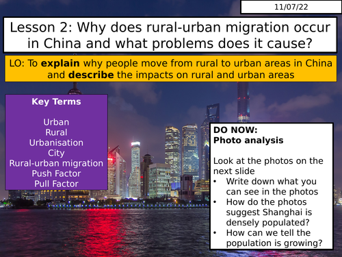 Rural-Urban Migration In China | Teaching Resources