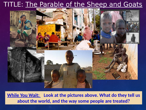 Y8 Parables: The sheep and the goats | Teaching Resources