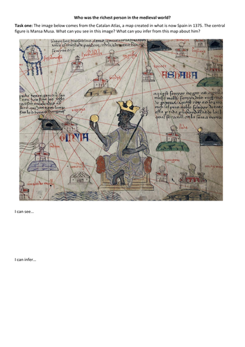 Mansa Musa Worksheets