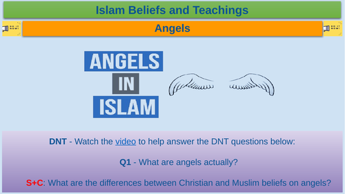 Angels - AQA - Religious Studies GCSE | Teaching Resources