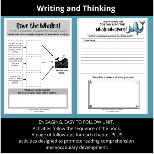 THE LOST WHALE by Hannah Gold NOVEL STUDY and BOOK COMPANION | Teaching ...