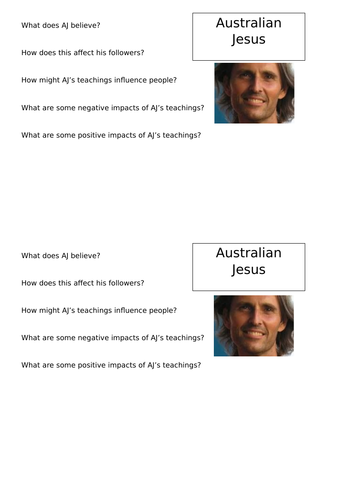 Australian Jesus | Teaching Resources