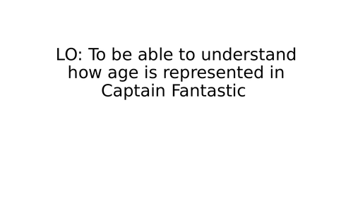 Captain Fantastic Film Studies lesson bundle of 9 lesson for Eduqas ...