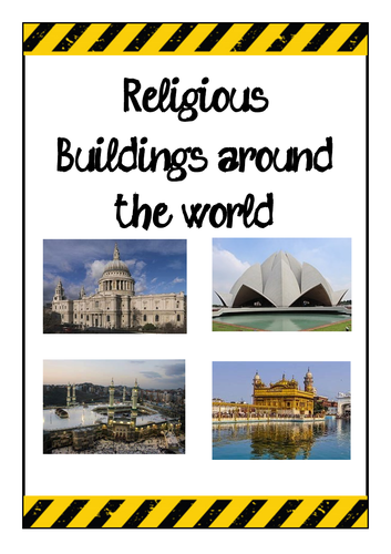 Religious buildings construction cards | Teaching Resources