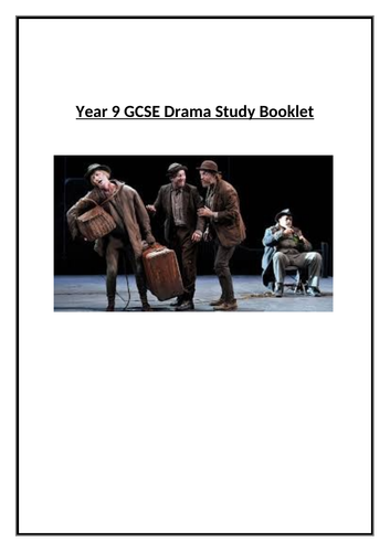 KS4 OCR GCSE Drama Study Booklet | Teaching Resources