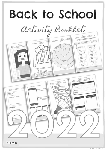 Back to School Activity Booklet | Teaching Resources