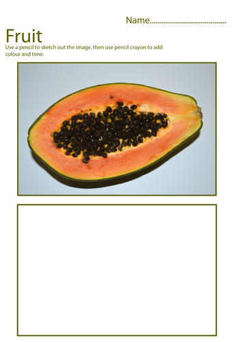 Fruit photos and worksheets | Teaching Resources