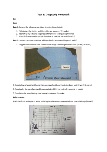 AQA GCSE Geography: Living with the Physical Environment (Lessons ...