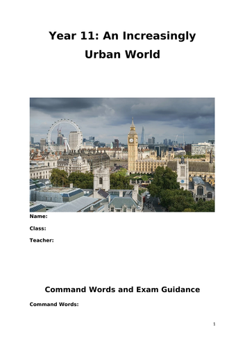 AQA GCSE Geography: Urban Issues and Challenges (Lessons, Revision ...