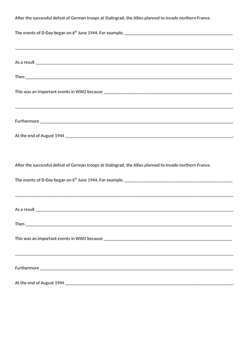 World War Two and the Holocaust - SoL | Teaching Resources