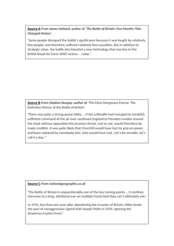 World War Two and the Holocaust - SoL | Teaching Resources