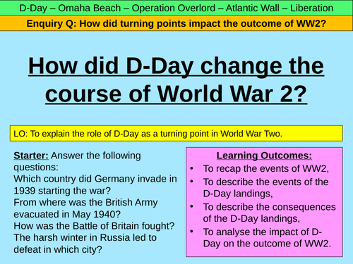 World War Two and the Holocaust - SoL | Teaching Resources