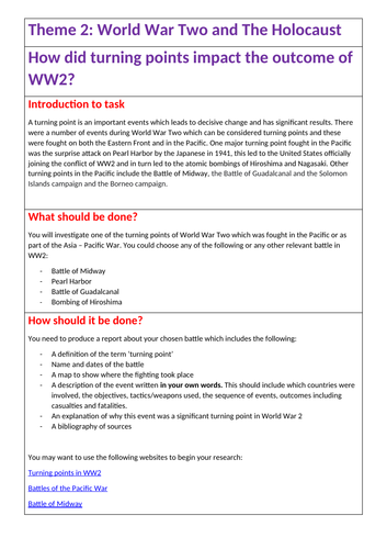 World War Two and the Holocaust - SoL | Teaching Resources