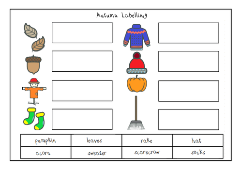Autumn Fun Worksheets KS1 | Teaching Resources