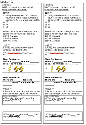 Year 3 - Place Value - Autumn Block 1 - White Rose Maths (EVERYTHING ...