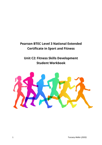 Unit C2: Fitness Skills Development Student Workbook | Teaching Resources