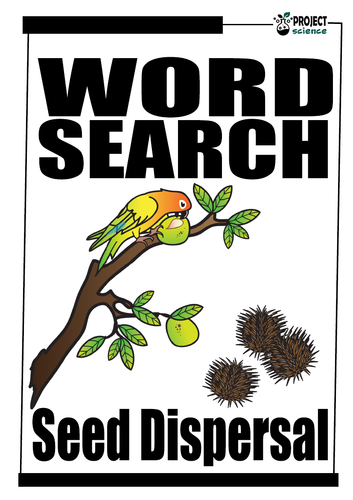 Seed Dispersal Word Search | Teaching Resources
