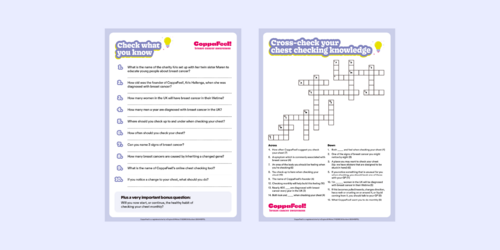 Breast Cancer Teaching Resources - CoppaFeel! | Teaching Resources