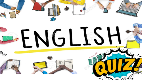End of term quiz - fun and educational; English subject themed ...