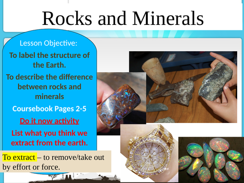 Formation of Rocks - Rocks and Minerals - Cambridge Environmental ...