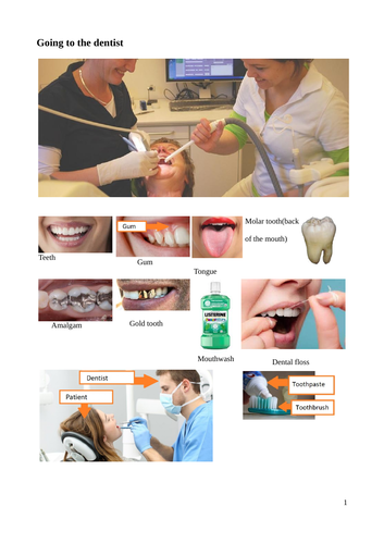 Going to the dentist ESOL lesson | Teaching Resources