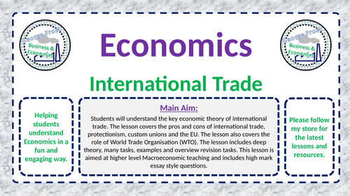 International Trade | Teaching Resources