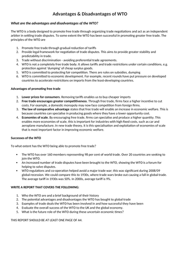 International Trade | Teaching Resources