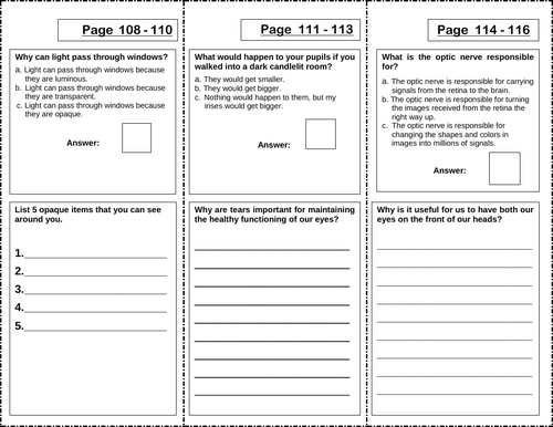 The Science Behind Sight - Grade 4 HMH into Reading | Teaching Resources