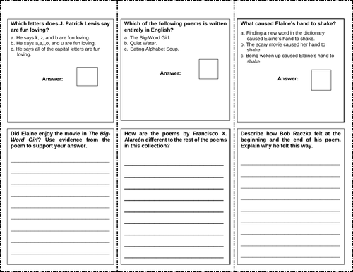 The Art of Poetry - Grade 4 HMH into Reading | Teaching Resources