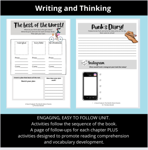 THE WORLD'S WORST PARENTS by David Walliams - Novel Study and Book ...