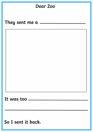 Dear Zoo - class book - differentiated | Teaching Resources