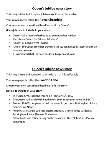 Fake News PSHE lesson | Teaching Resources