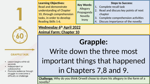 Animal Farm Scheme of Work | Teaching Resources